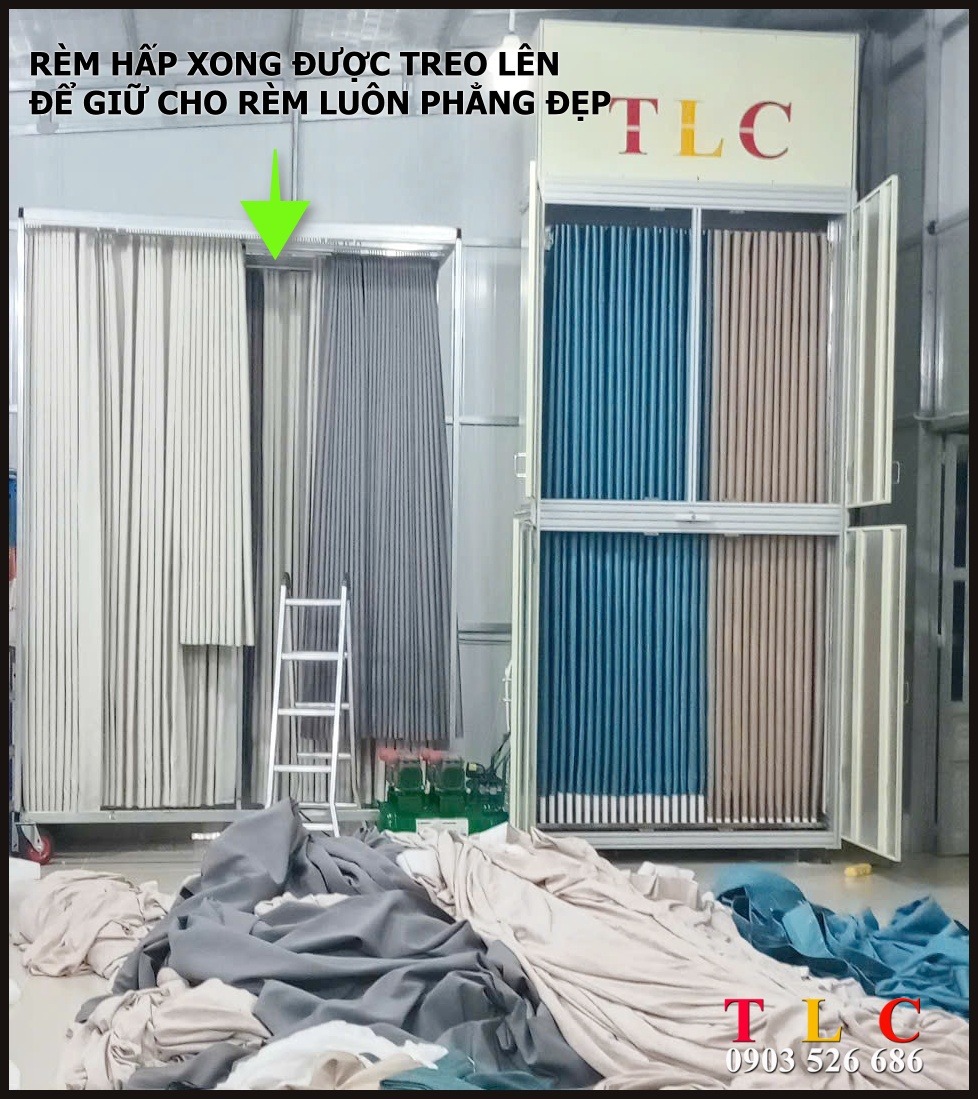 Hấp sóng rèm cửa là một công nghệ mới tạo nên những bộ rèm cửa đẹp